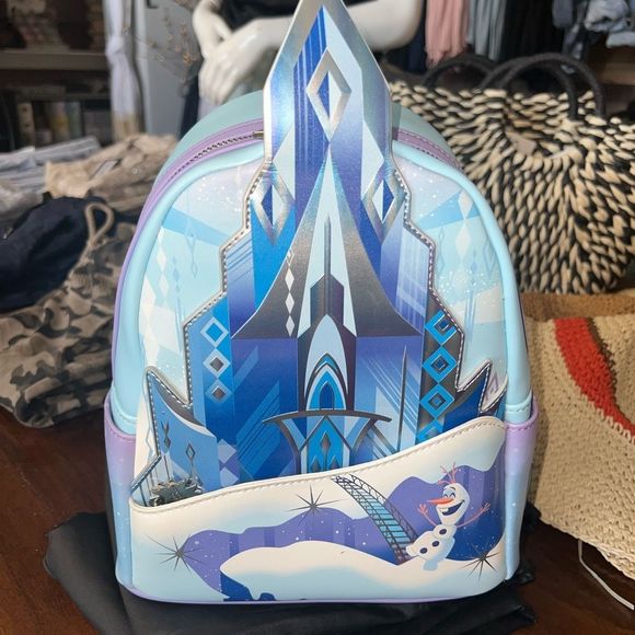 Loungefly | Bags | Frozen Queen Elsa Castle Mini Backpack | Poshmark